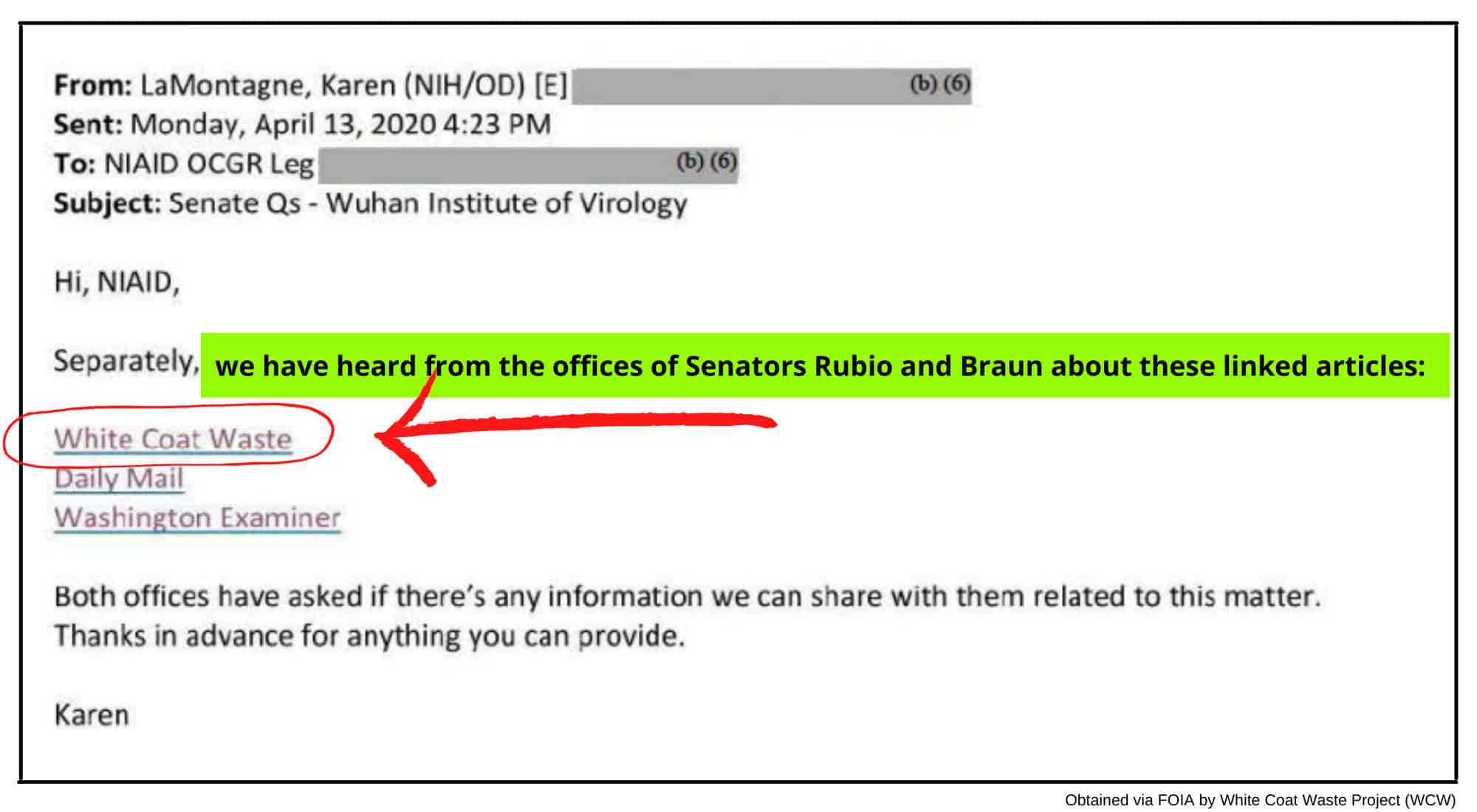 How We Did It: NIH Director Resigns Following WCW’s Wuhan Lab $ Exposé ...